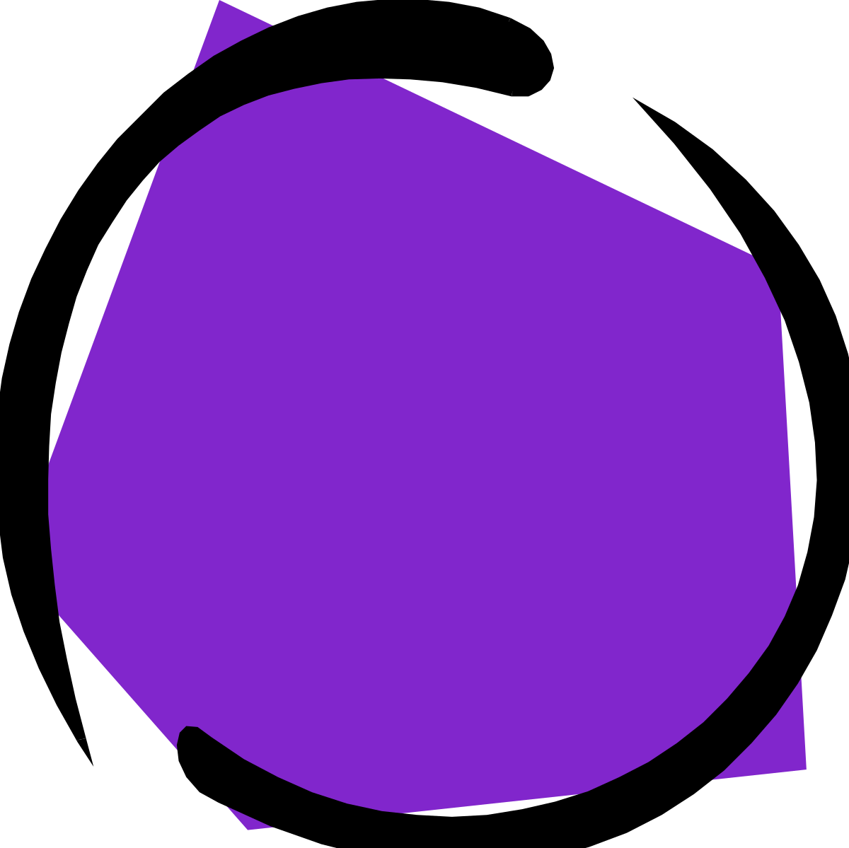 Purple circle logo Clipart Transparent Free PNG